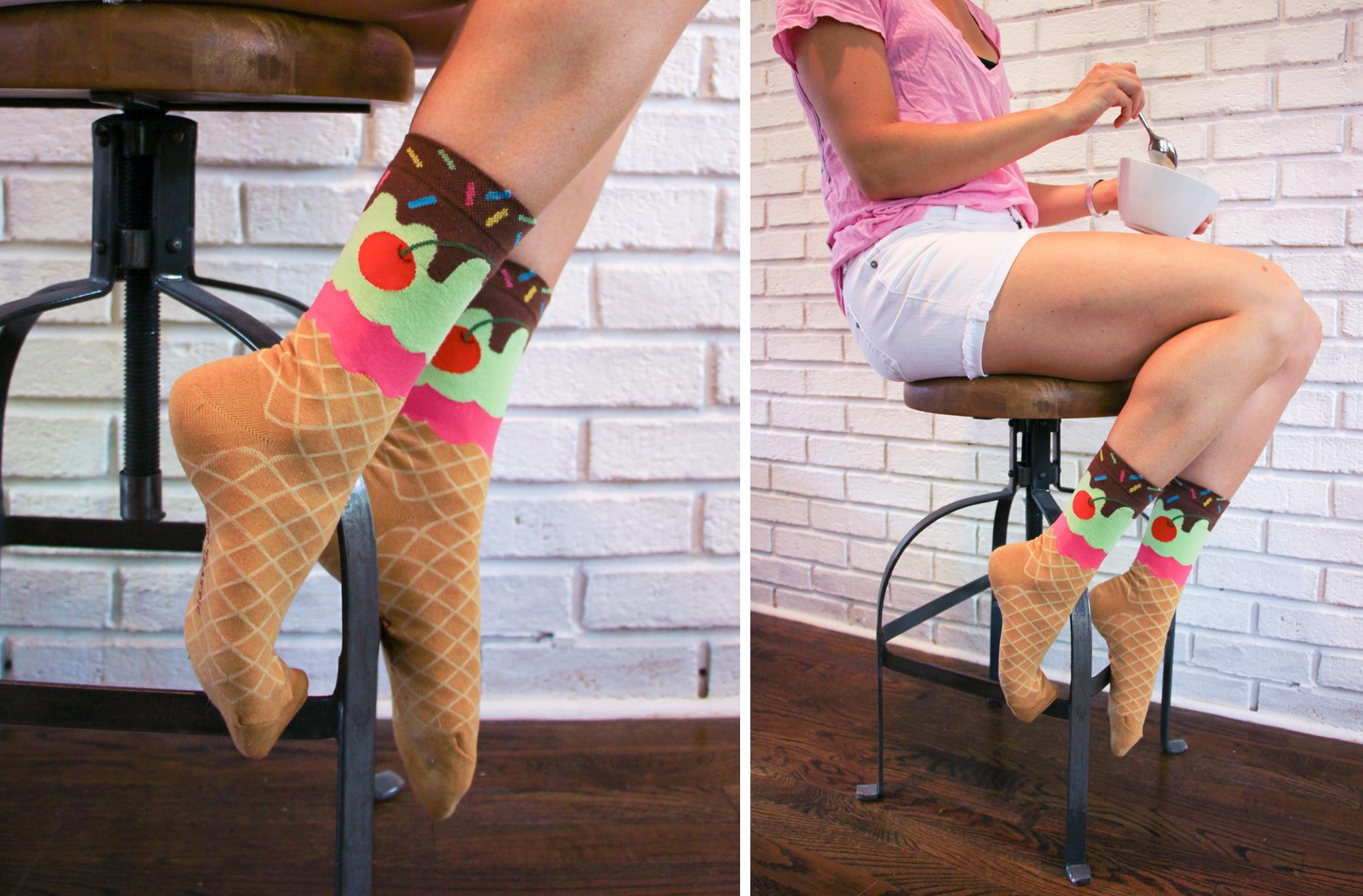 Ice Cream Cone Socks – Quite Simply Grand